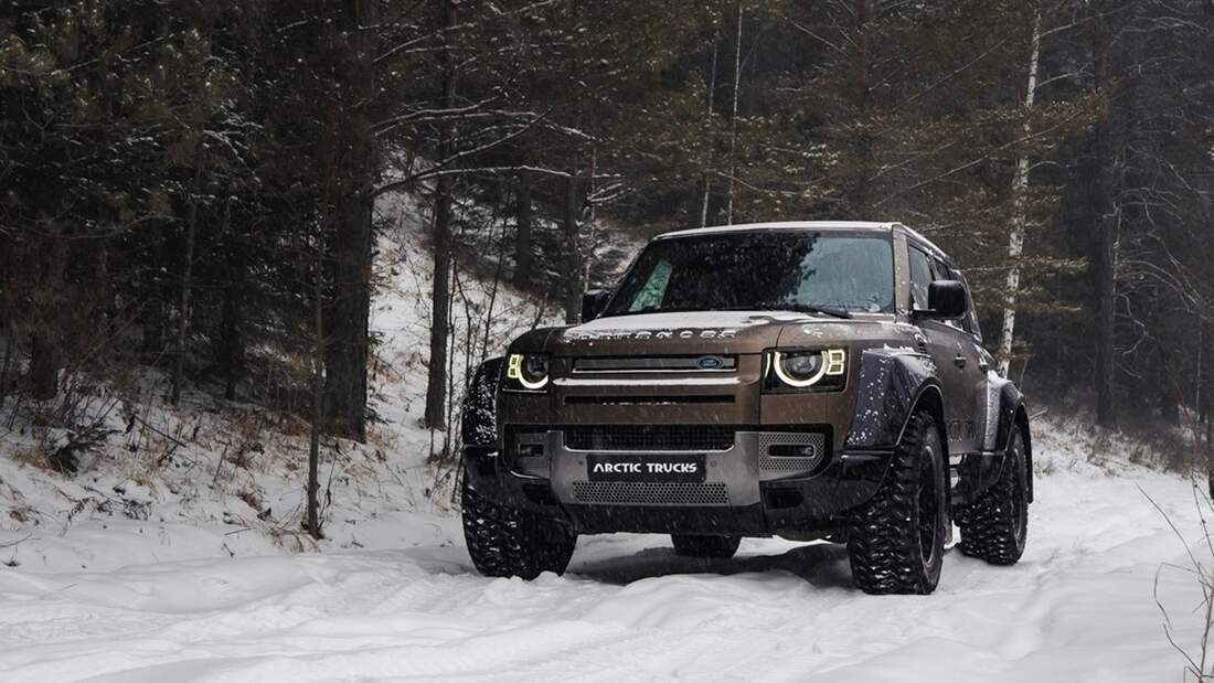 Echt grob: Land Rover Defender Arctic Trucks AT35 | AUTO MOTOR UND SPORT