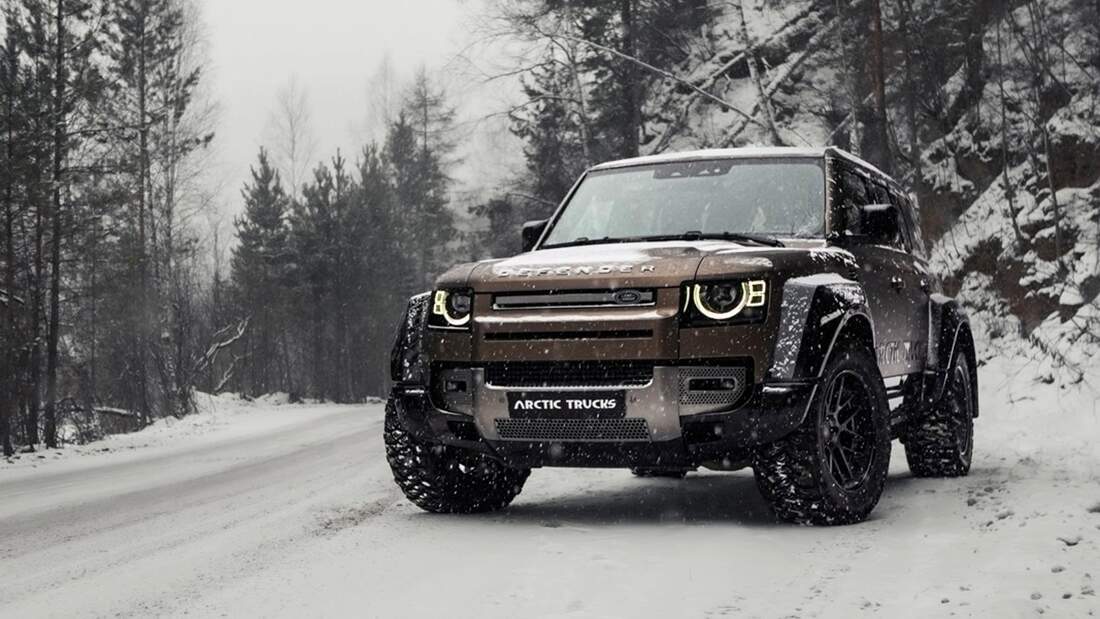 Echt grob: Land Rover Defender Arctic Trucks AT35 | AUTO MOTOR UND SPORT