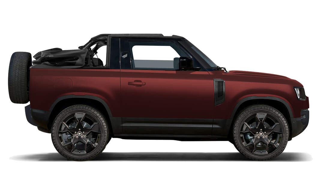 Land Rover Defender 90 Valiance als Cabrio von Heritage Customs | AUTO ...