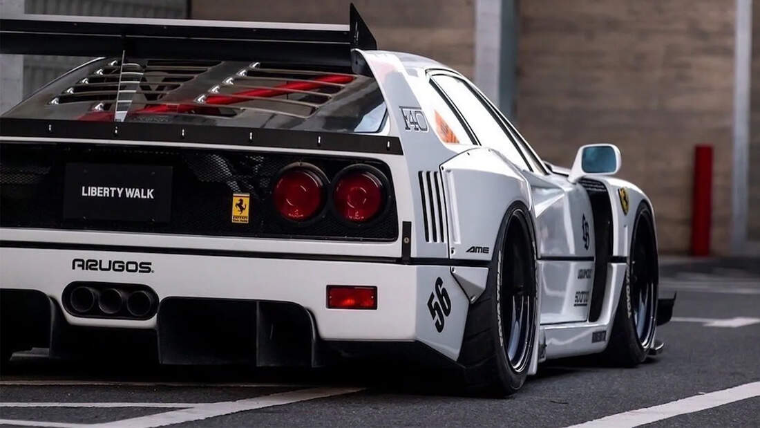 Liberty Walk Widebody Ferrari F40: Fett oder Frevel? | AUTO MOTOR UND SPORT