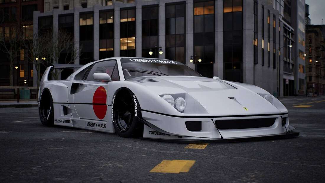 Liberty Walk Widebody Ferrari F40: Fett oder Frevel? | AUTO MOTOR UND SPORT