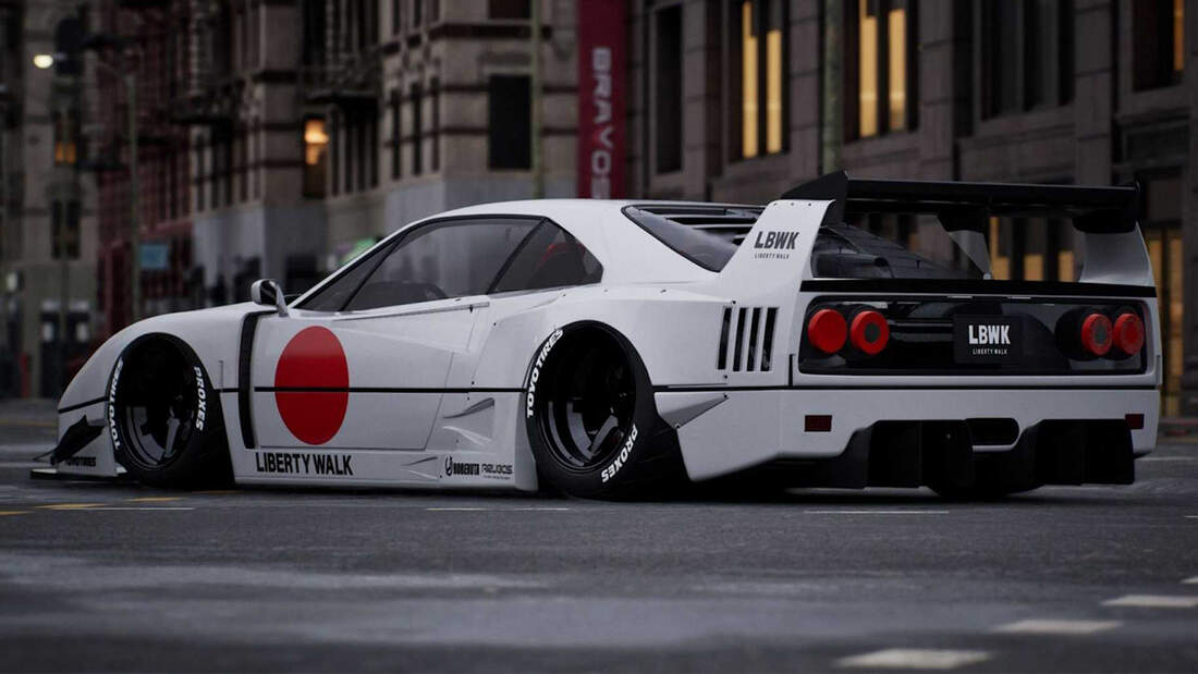 Liberty Walk Widebody Ferrari F40: Fett oder Frevel? | AUTO MOTOR UND SPORT