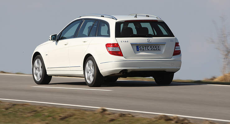 Mercedes-Benz C 180 CGI T Blue Efficiency im Fahrbericht - auto motor ...