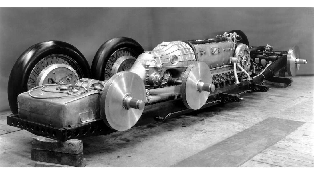 Mercedes T80 Rekordwagen: Irrwitz mit 44,5 Litern Hubraum - auto motor ...