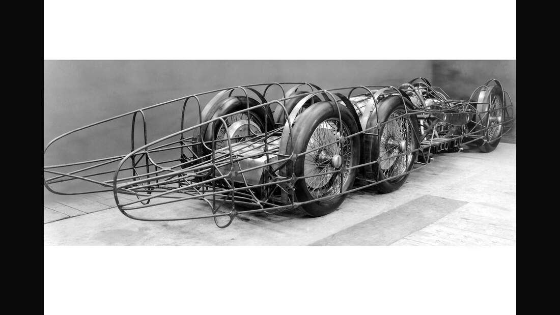 Mercedes T80 Rekordwagen: Irrwitz mit 44,5 Litern Hubraum - auto motor ...
