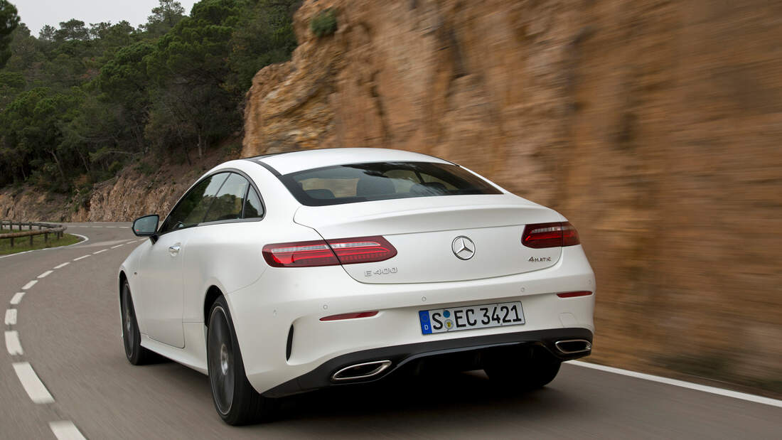 Fahrbericht Mercedes E 400 4Matic Coupé (2017): Gib mir V6! - auto ...