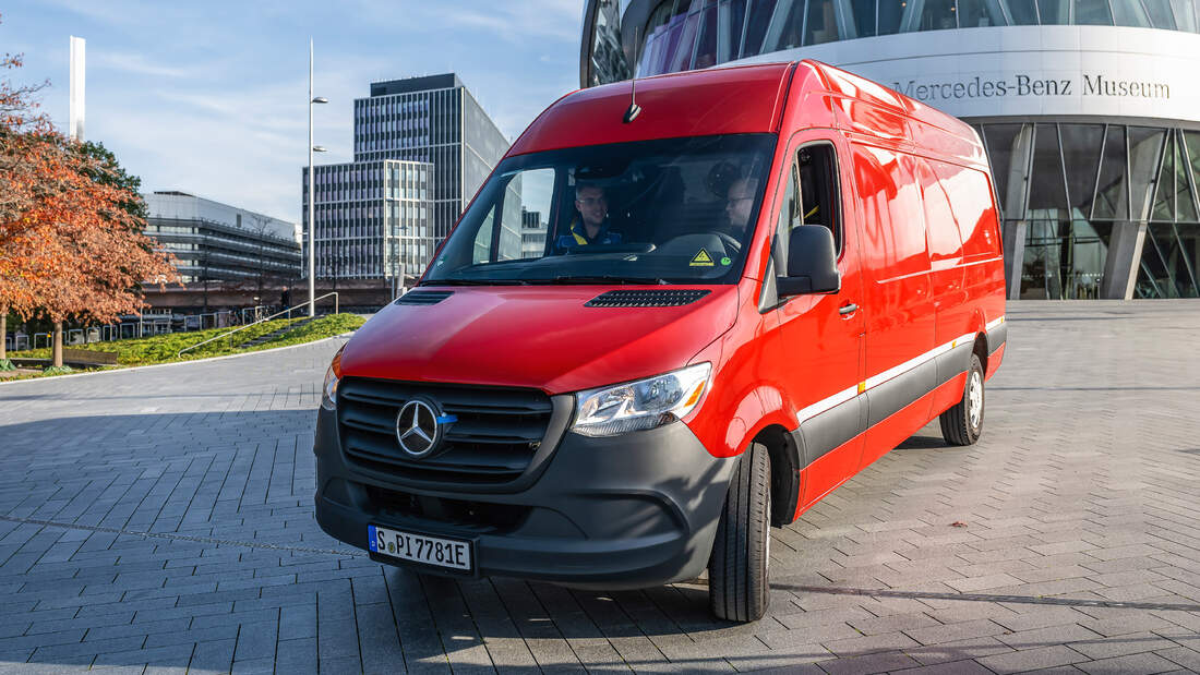 Neuer Mercedes E-Sprinter sparsam im Realbetrieb | AUTO MOTOR UND SPORT