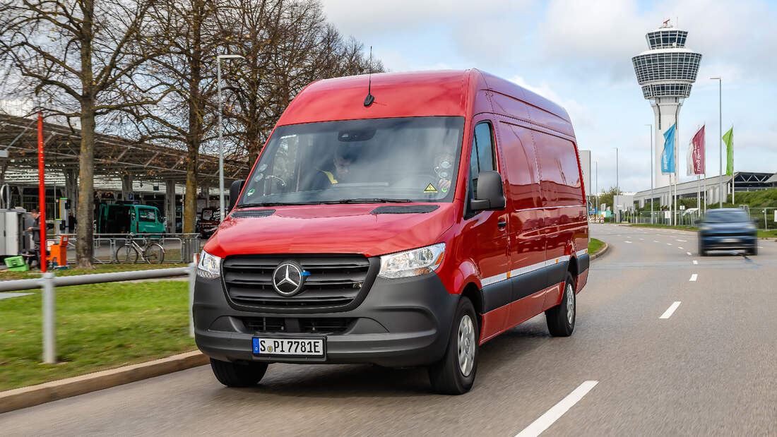 Neuer Mercedes E-Sprinter sparsam im Realbetrieb | AUTO MOTOR UND SPORT
