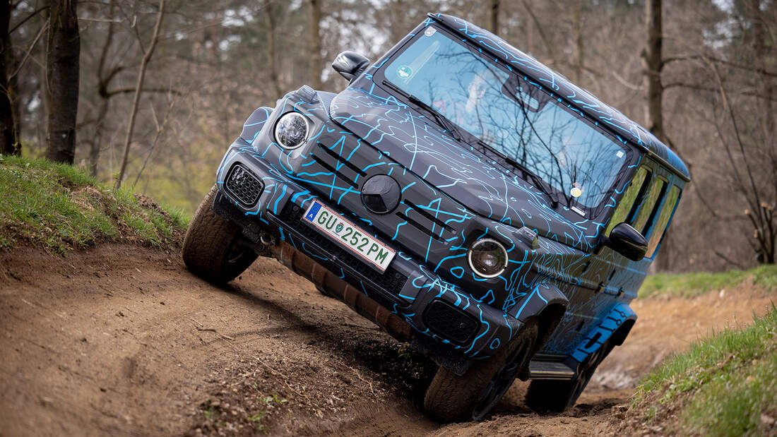 Mitfahrt im Mercedes-EQG-Prototyp | AUTO MOTOR UND SPORT