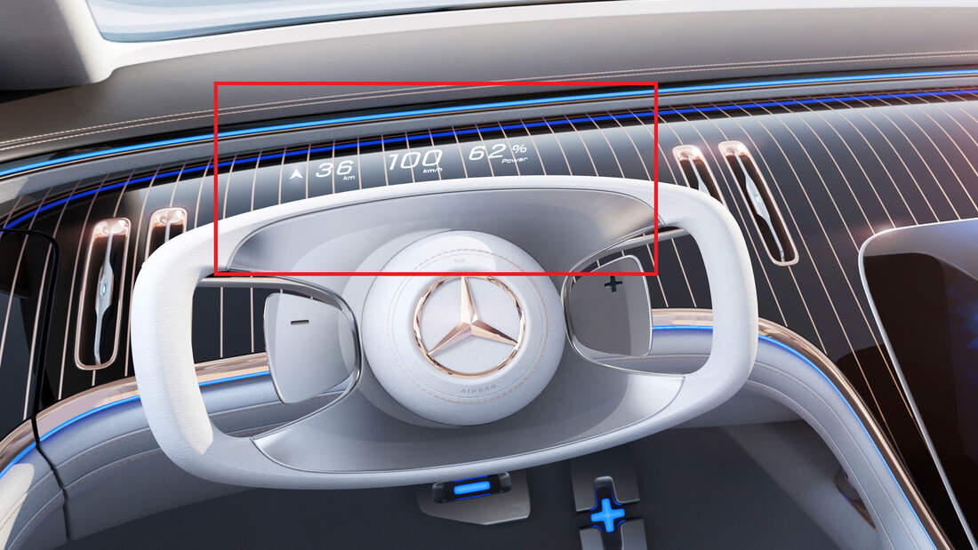 MBUX Hyperscreen im Mercedes EQS: KI und 141 cm breit | AUTO MOTOR UND ...