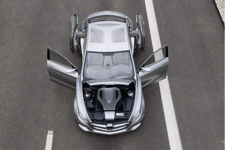 Mercedes F 800 - Impressionen: So fährt sich die Hybrid-Studie | AUTO ...