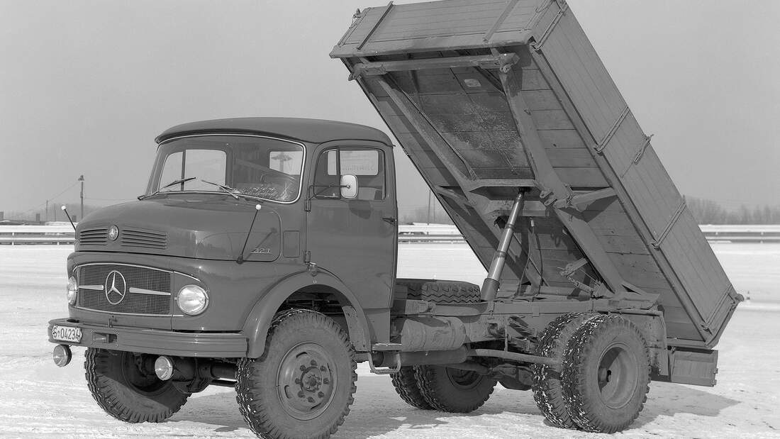 Mercedes Kurzhauber: 60 Jahre Wirtschaftswunder-Laster - auto motor und ...