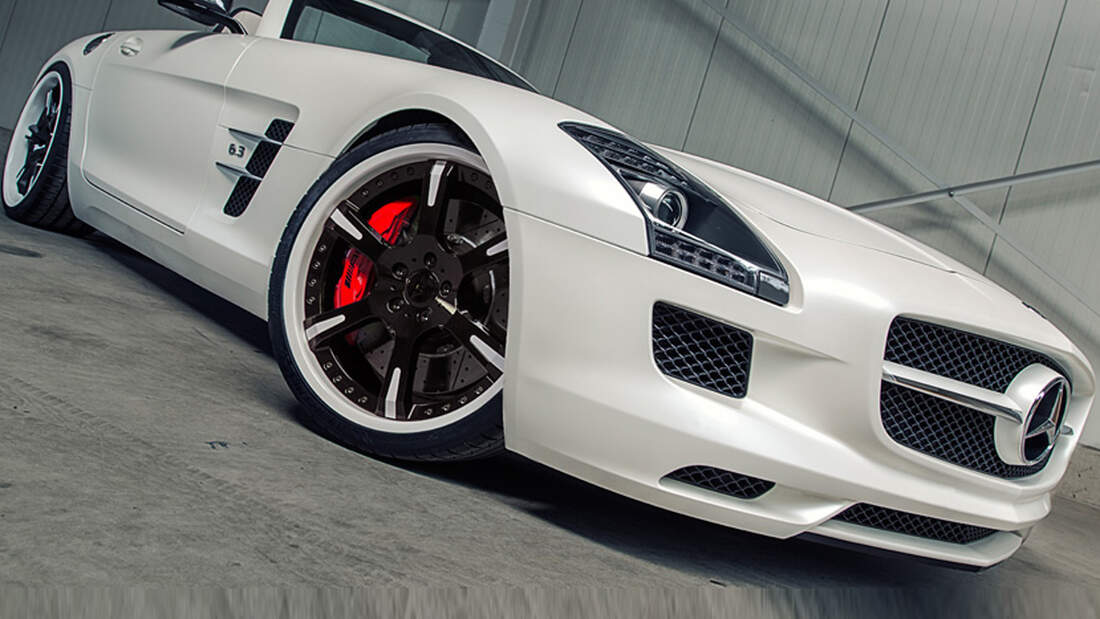 Aufgemotzte Mercedes SLS AMG: Leistungsstark, ultrabreit und schnell ...