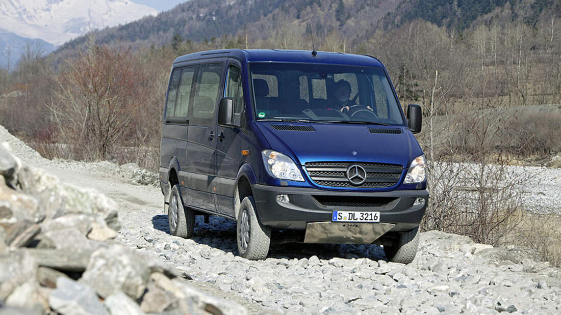 Mercedes Sprinter 4x4 : Großer Allrad-Kasten | AUTO MOTOR UND SPORT