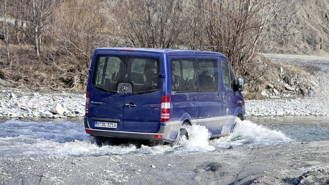 Mercedes Sprinter 4x4 : Großer Allrad-Kasten - auto motor und sport