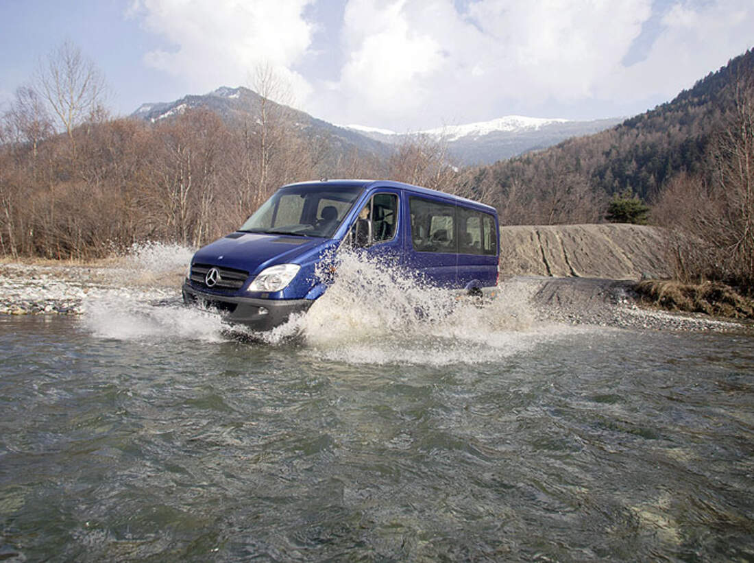 Mercedes Sprinter 4x4 : Großer Allrad-Kasten - auto motor und sport