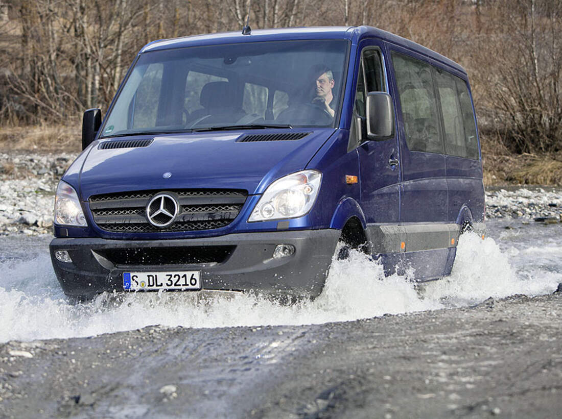 Mercedes Sprinter 4x4 : Großer Allrad-Kasten - auto motor und sport