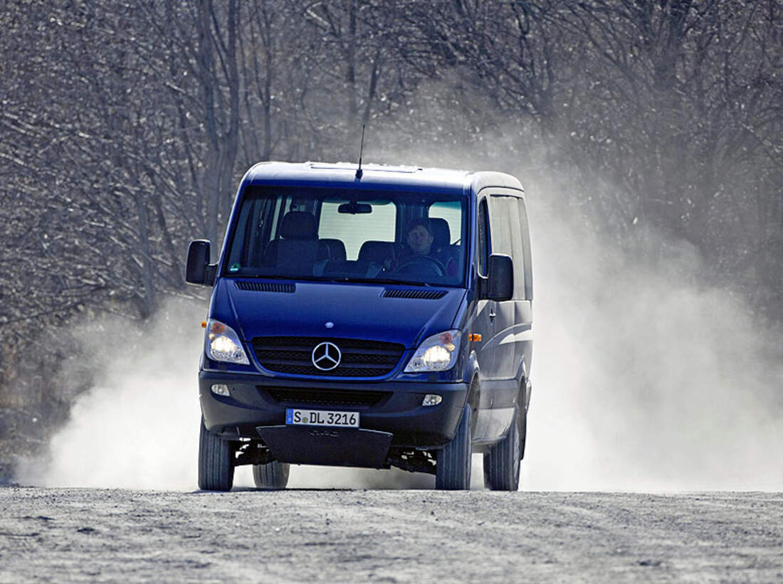Mercedes Sprinter 4x4 : Großer Allrad-Kasten - auto motor und sport