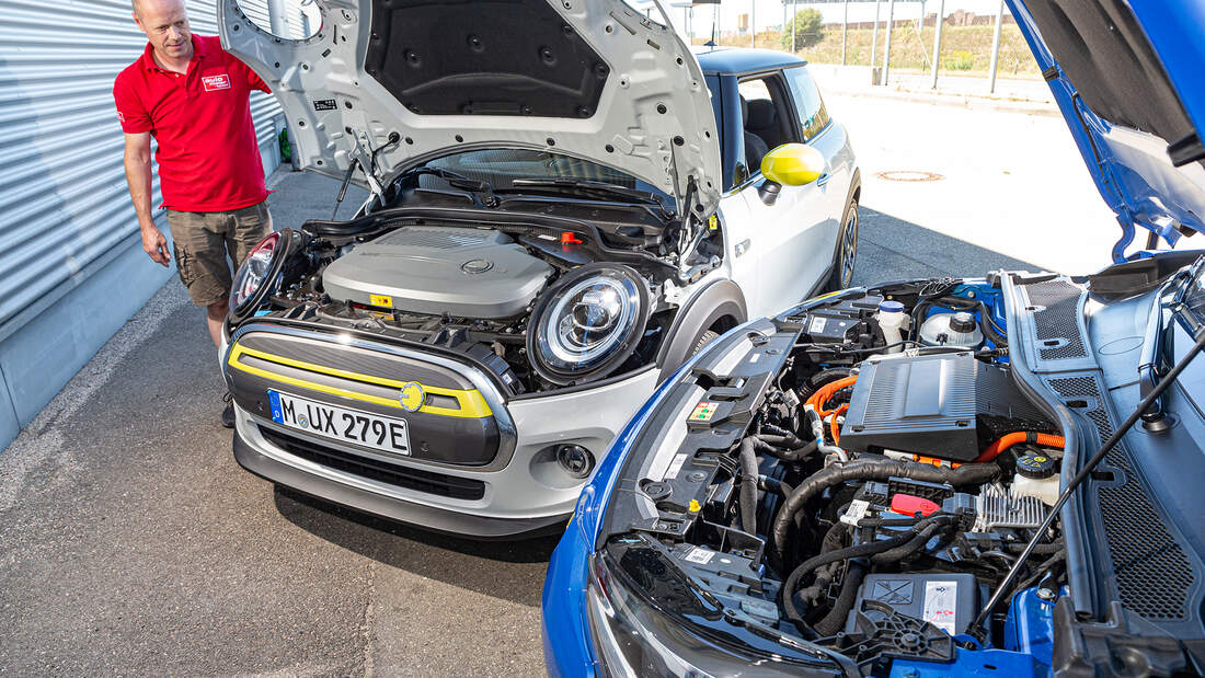 Mini Cooper SE und Opel Corsa-e im Test | AUTO MOTOR UND SPORT