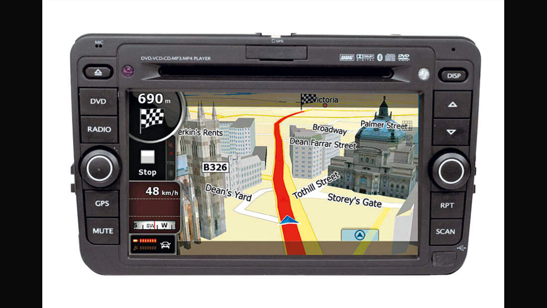 Navigationssysteme: Fahrzeugspezifische Navis zum Nachrüsten - auto ...