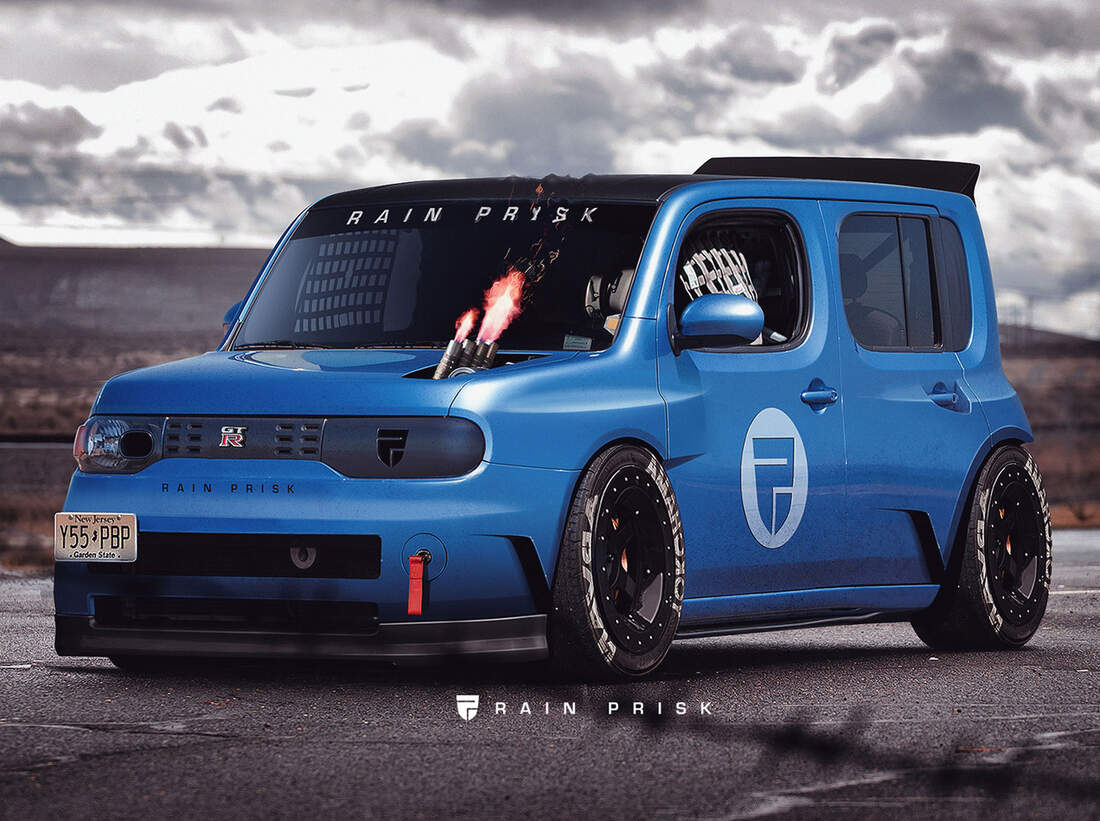 Fantasie-Autos von Rain Prisk: BMW Pick-up, Ferrari-SUV - auto motor ...