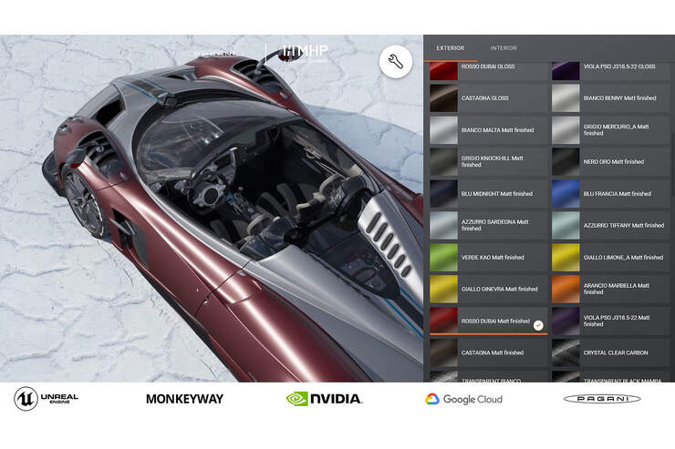 Pagani mit Hightech-Online-Konfigurator: Porsche wahrscheinlich der ...