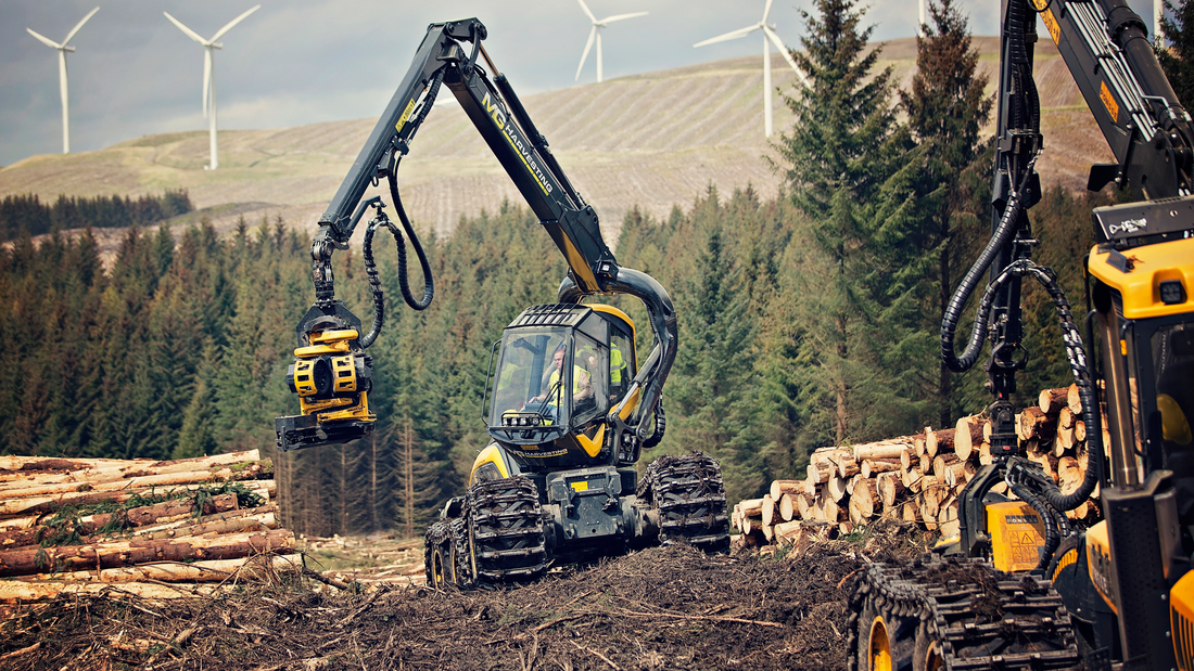 Gigafactory Grünheide: Tesla nutzt Ponsse Scorpion King Harvester ...