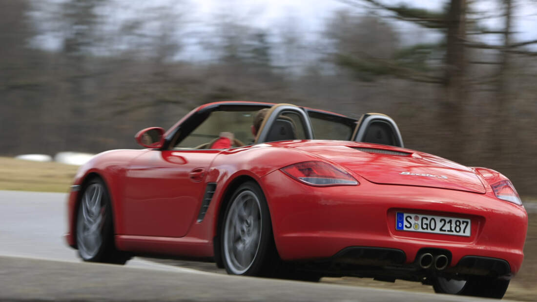 Vergleichstest Porsche Boxster S und Mercedes SLK 350 Prestige-Duell ...