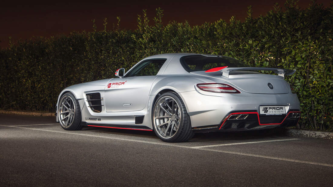 Aufgemotzte Mercedes SLS AMG: Leistungsstark, ultrabreit und schnell ...