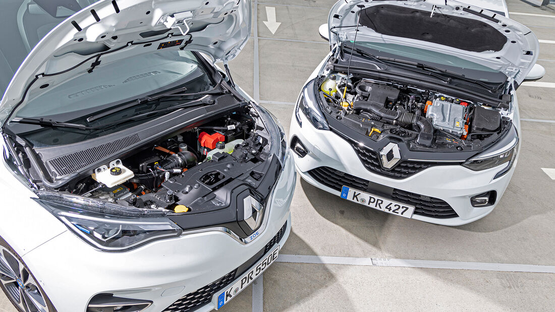 Sprit gegen Strom: Renault Clio E-Tech gegen Zoe | AUTO MOTOR UND SPORT