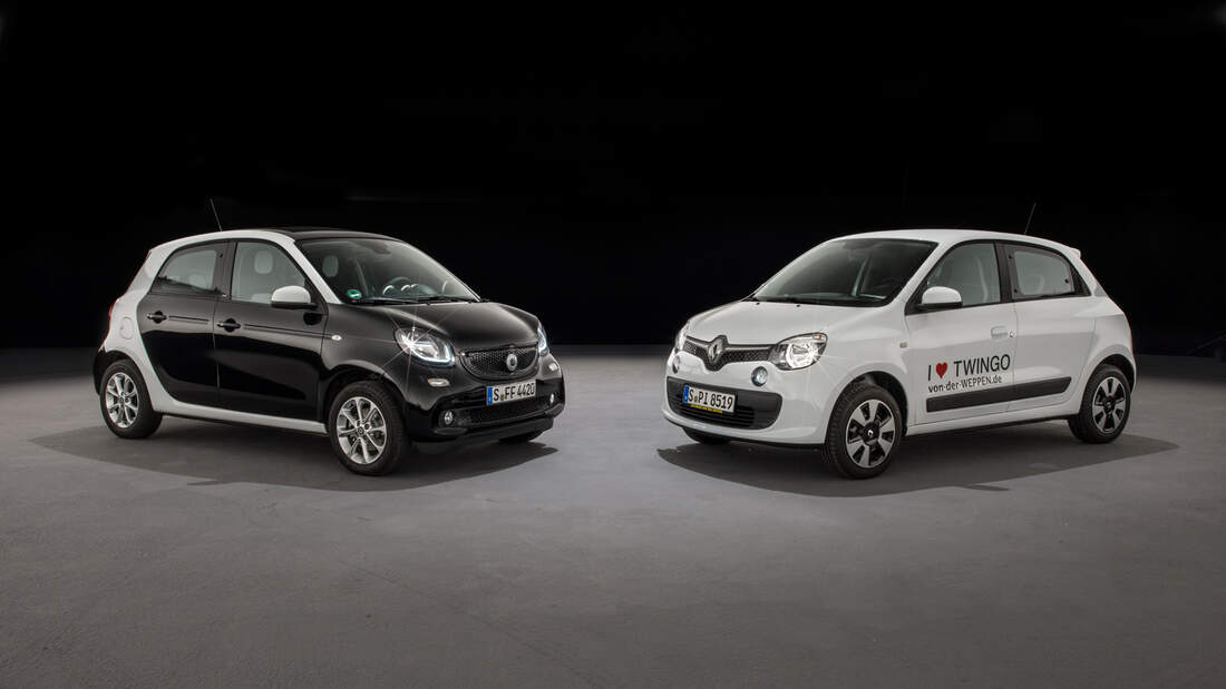 Twingo und Forfour im Vergleich: Smarte Plattform-Zwillinge - auto ...
