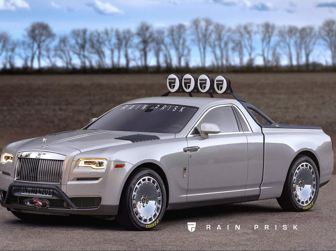 Fantasie-Autos von Rain Prisk: BMW Pick-up, Ferrari-SUV - auto motor ...