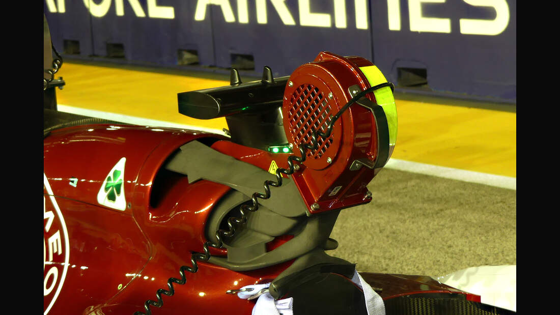 New tech I noticed in the garage: halo-mounted driver cooling fans for ...