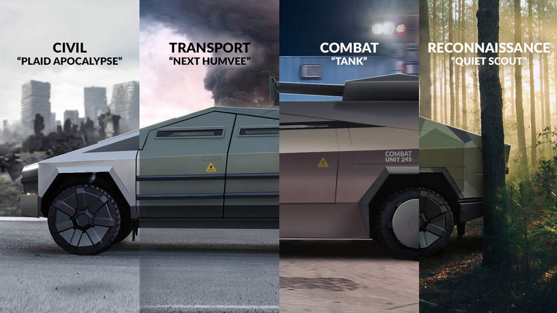 Tesla Cybertruck: Einsatz bei Polizei, Ambulanz und Pizza-Service ...