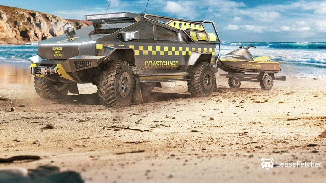 Tesla Cybertruck: Einsatz bei Polizei, Ambulanz und Pizza-Service ...