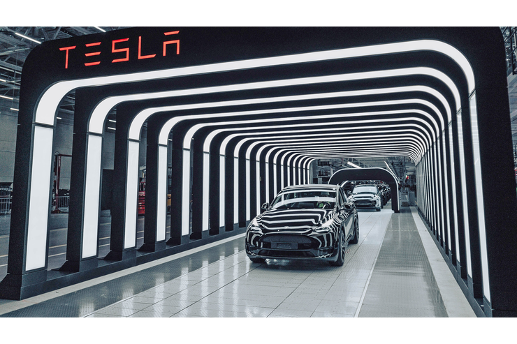 Tesla Grünheide Musk Drückt Reboot Button Für Ganze Fabrik Auto