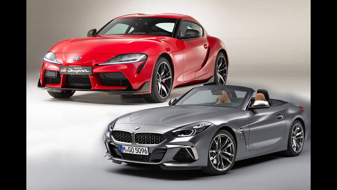 BMW Z4 vs. Toyota Supra: Welcher Sportwagen ist besser? | AUTO MOTOR UND SPORT