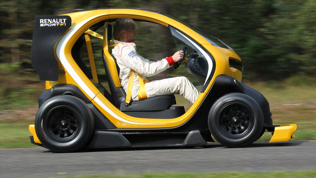 Renault Twizy Sport F1 Concept Car im Fahrbericht: Elektroauto auf ...