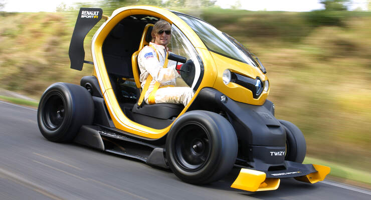 Renault Twizy Sport F1 Concept Car im Fahrbericht: Elektroauto auf ...