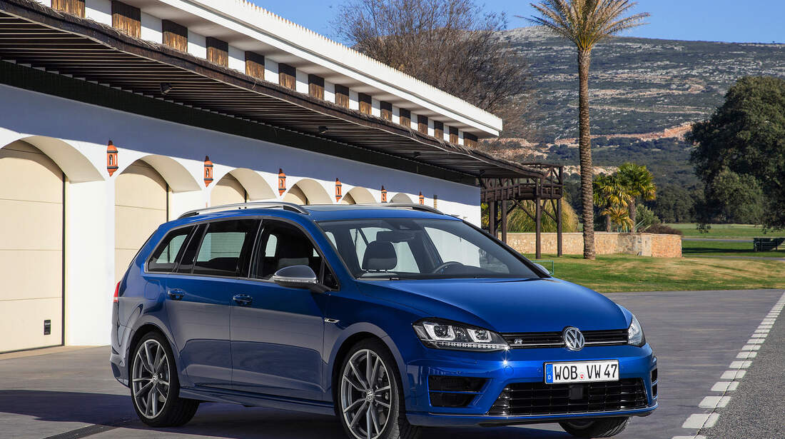 VW Golf R Variant im Fahrbericht: Erste Fahrt mit dem Power-Kombi ...