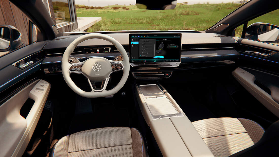 Elegantes Vw Passat Elektro Ebenbild