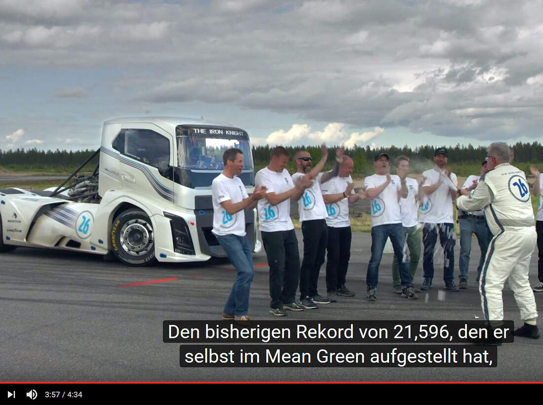 Volvo Iron Knight: schnellster Truck der Welt mt 2.400 PS - auto motor ...