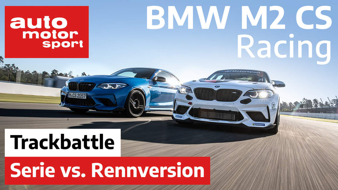 BMW M2 CS vs. M2 CS Racing | Trackbattle auf dem Hockenheimring | AUTO ...