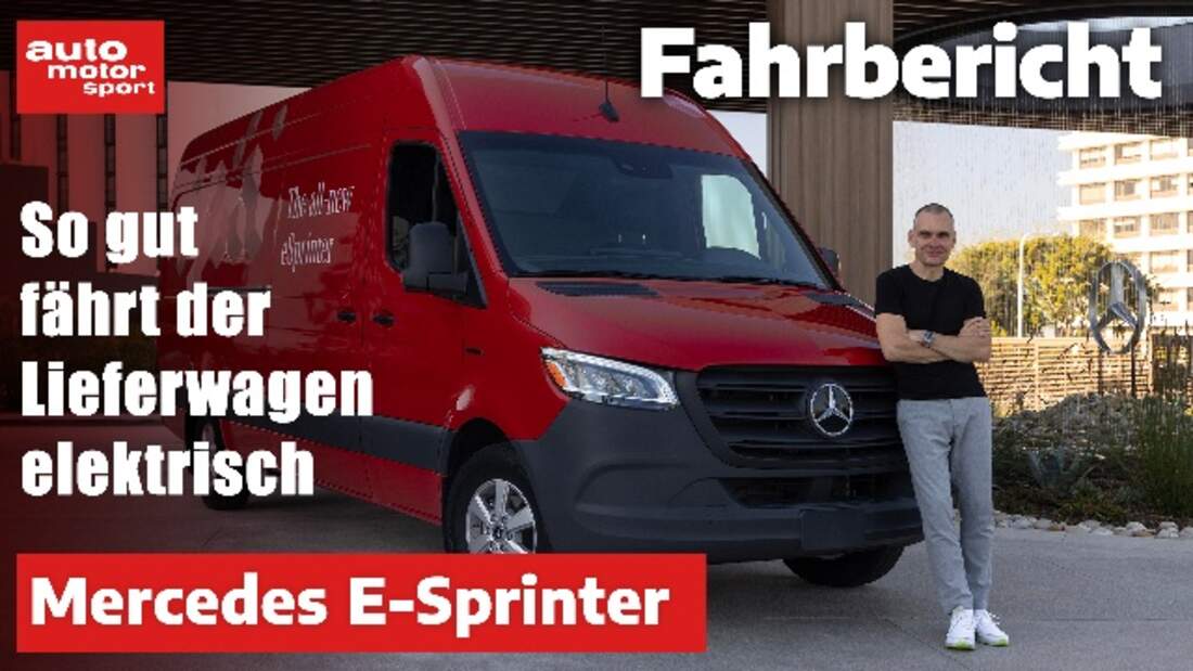 So fährt der neue elektrische Mercedes E-Sprinter | AUTO MOTOR UND SPORT