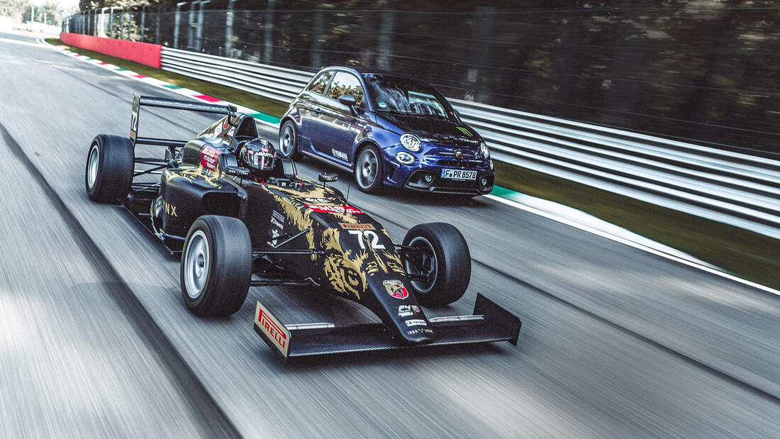Formel-4-Monoposto und Abarth 595C | AUTO MOTOR UND SPORT