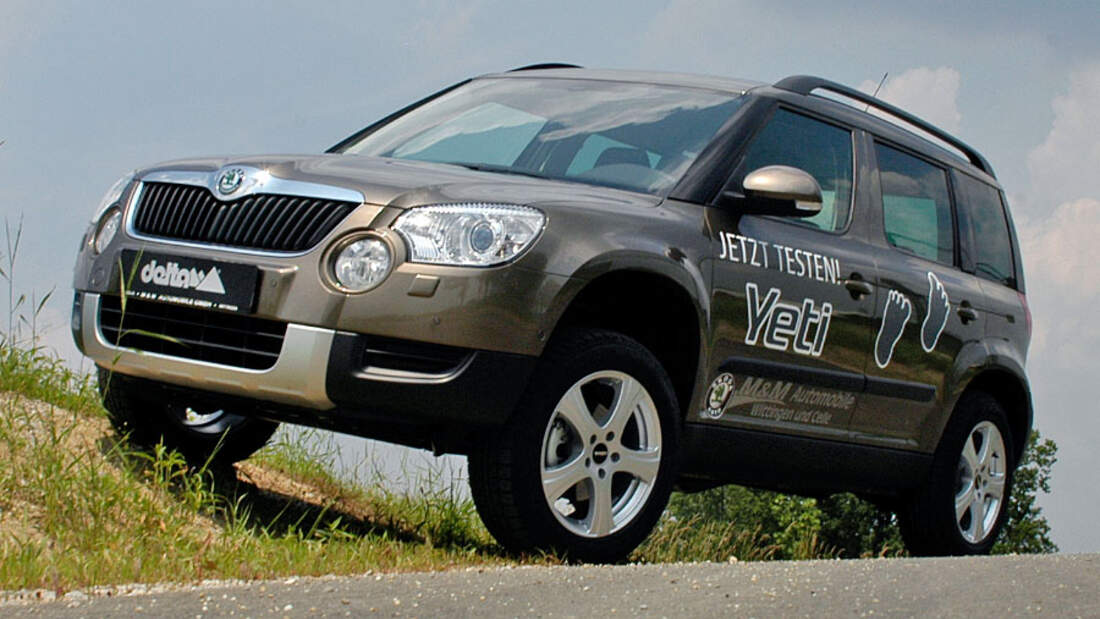 Skoda Yeti Höherlegung: Gelände-Tuning für das Kompakt-SUV | AUTO MOTOR ...