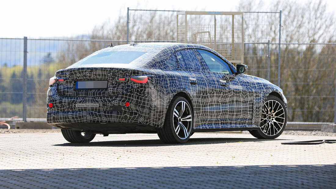 BMW i4 Erlkönig (2021) | Erste Testfahrten des Elektro-Gran-Coupé ...