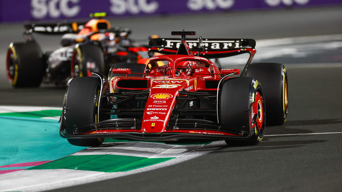 Ferrari-Fortschritt in Jeddah: Rückstand halbiert | AUTO MOTOR UND SPORT