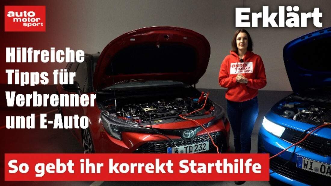Starthilfe geben, aber richtig. | AUTO MOTOR UND SPORT