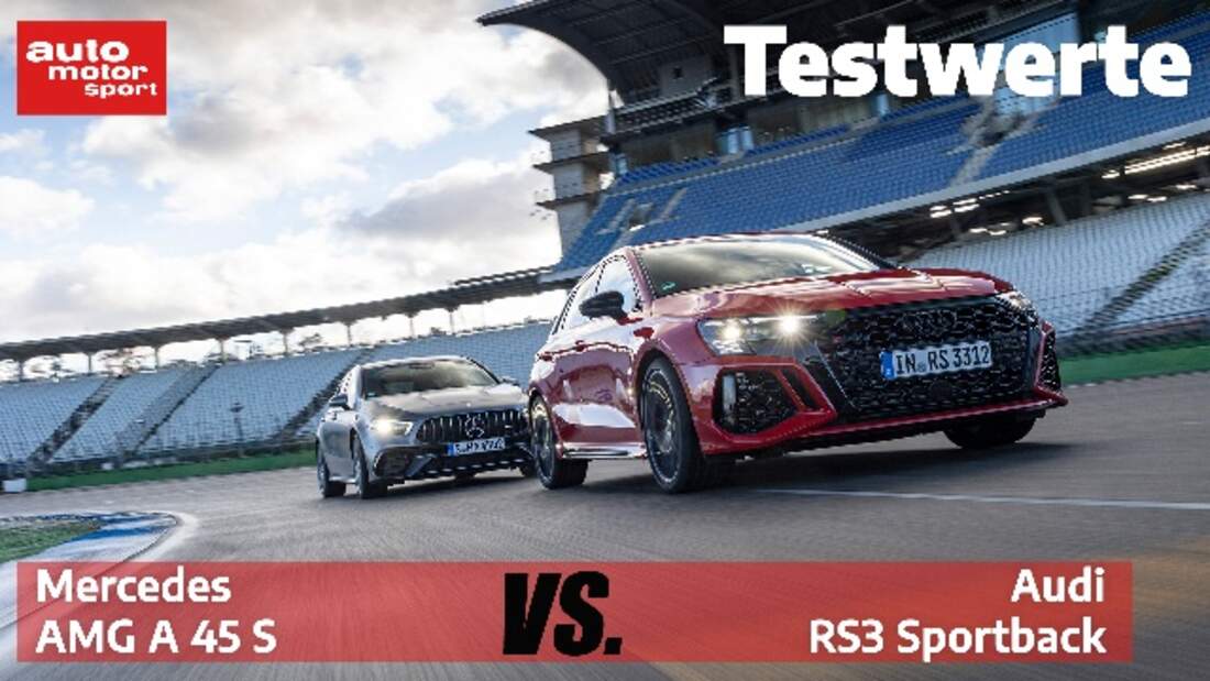 Mercedes-AMG A 45 S vs. Audi RS3 | Testwerte-Vergleich der ...